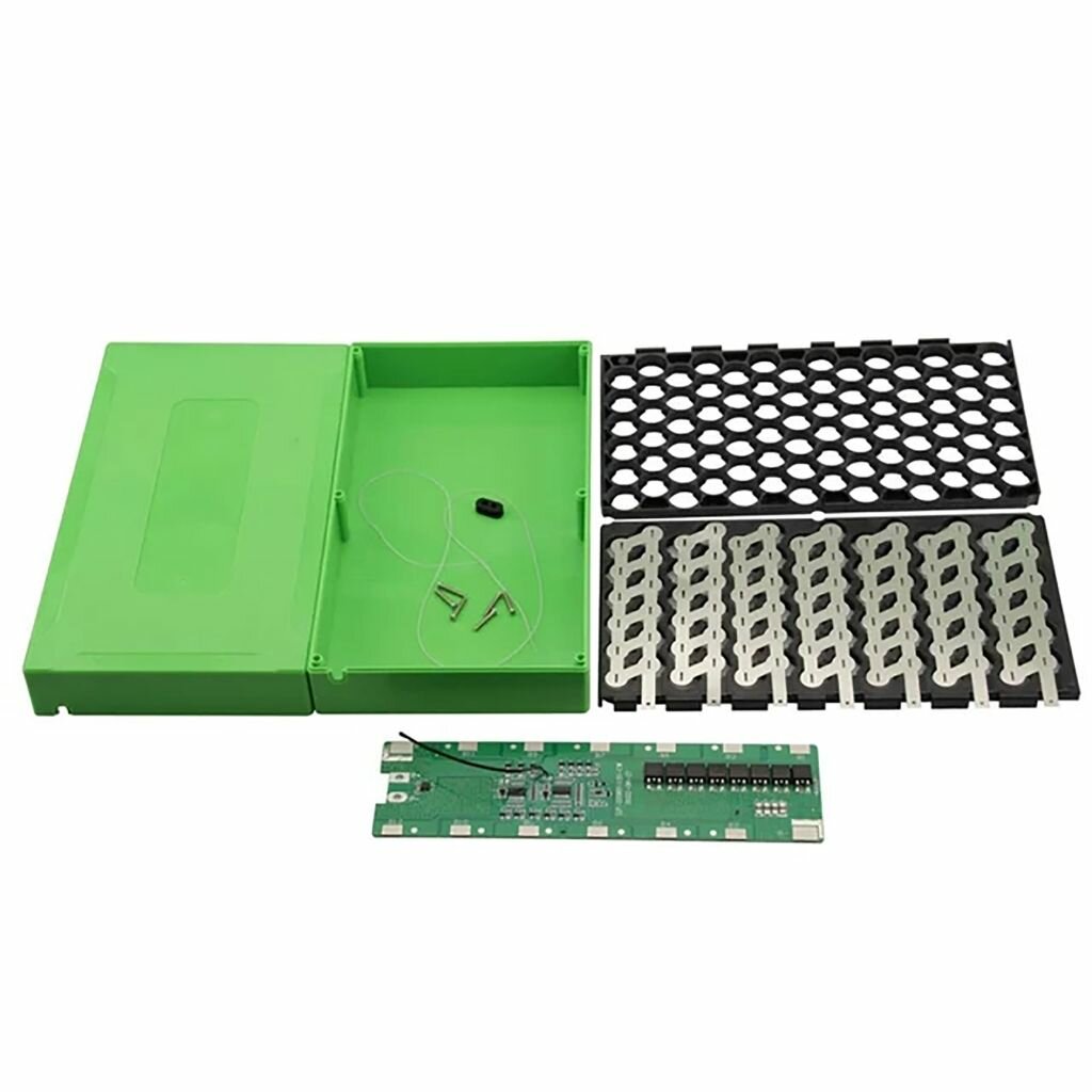 Аудио и аудиоаксессуары+Литиевая батарея емкостью 48V12AH в пластиковом корпусе-зеленая-с платой