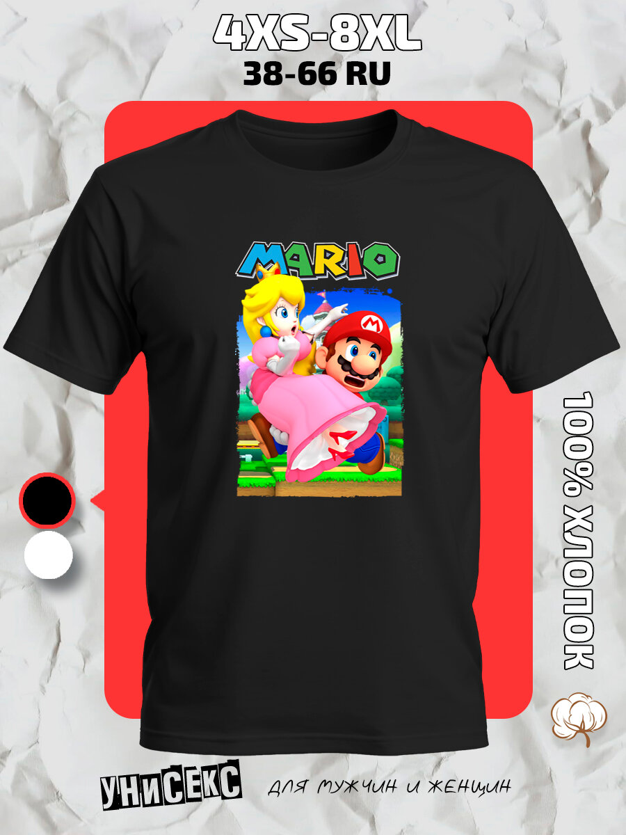 Футболка с принтом Супер Марио