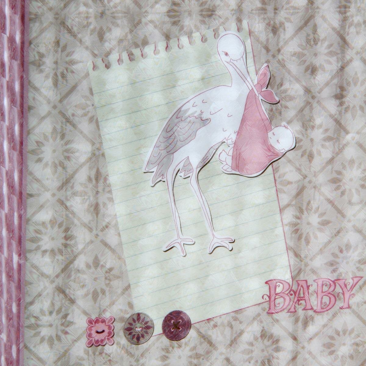 Фотоальбом Pioneer на 200 фотографий, 10х15 см, 3D эффект, baby (121322)