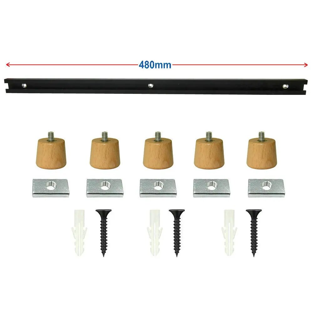 Настенный стеллаж для хранения лыж, многофункциональный комплект для крепления на рельсах для домашних лыж, подходит для гаражных лыж и всякой всячины