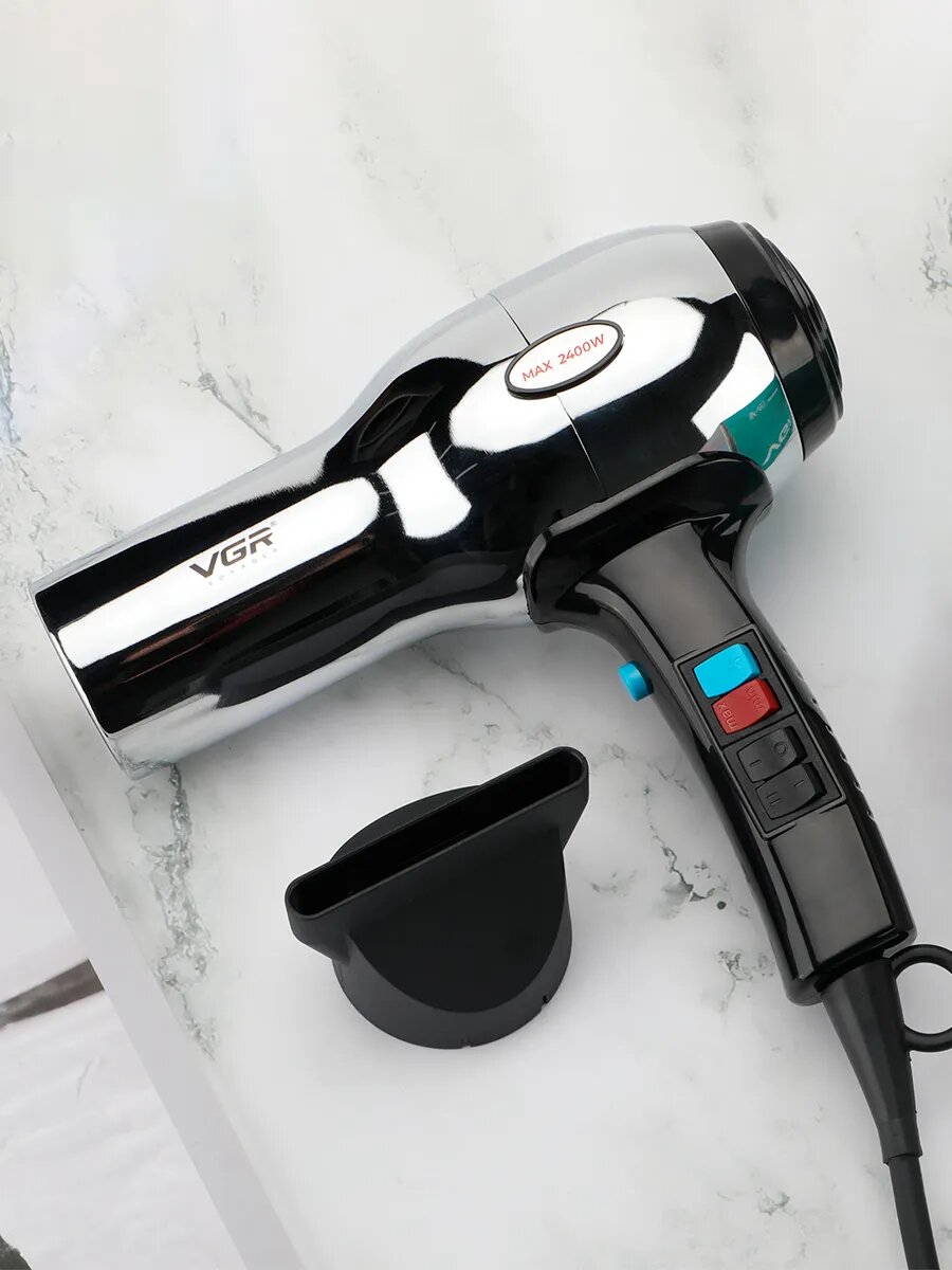 Фен для волос профессиональный VGR V-465 с насадкой-концентратором