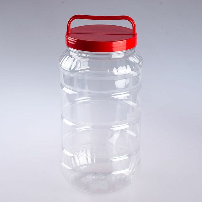 Банка Comfort Factor С ручкой, ПЭТ, 3 л (М462)