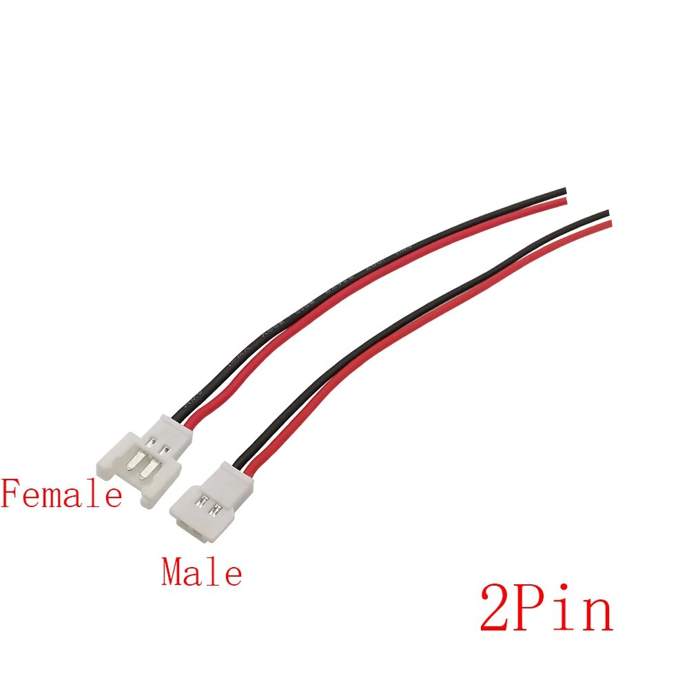 MX 2.0мм разъемы для кабеля зарядки 10шт Male 15cm, MX 2.0mm 2Pin 10Pcs