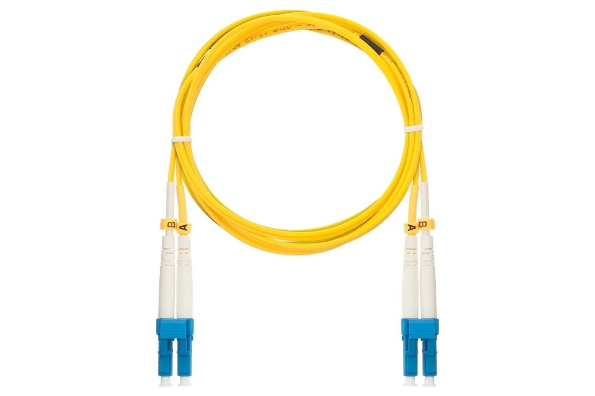 NIKOMAX желтый волоконно-оптический соединительный шнур 1 м, NMF-PC2S2C2-LCU-LCU-001