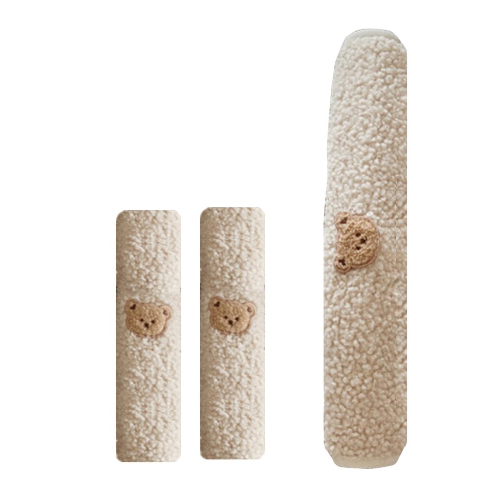 Комплект из 3 предметов, чехол на подлокотник детской коляски, медведь