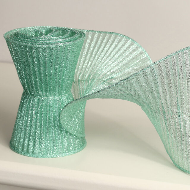 Декоративная лента Spirale 180*13 см тиффани, Due Esse Christmas, XNA17010161