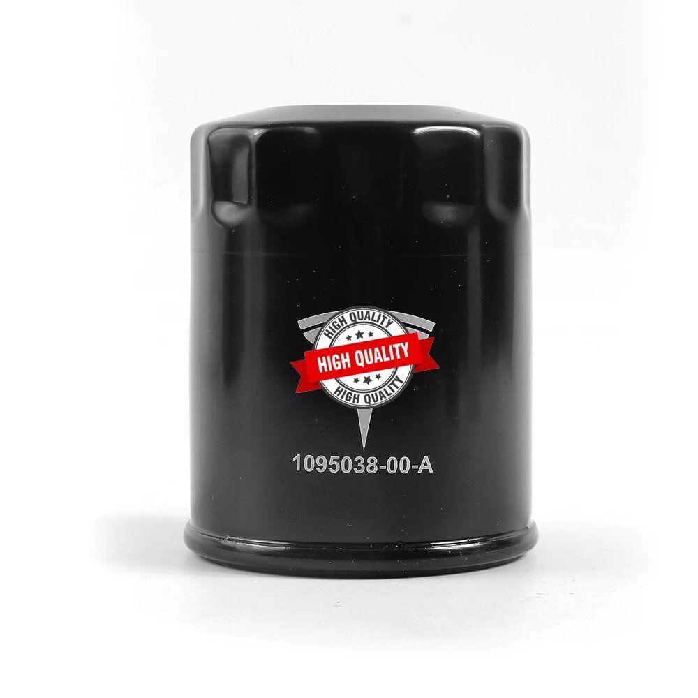 Масляный фильтр для двигателя OE 1095038-00-A 109503800A для модели 2017-2023 3/X/Y/S, Черный Масляный фильтр с высокой производительностью