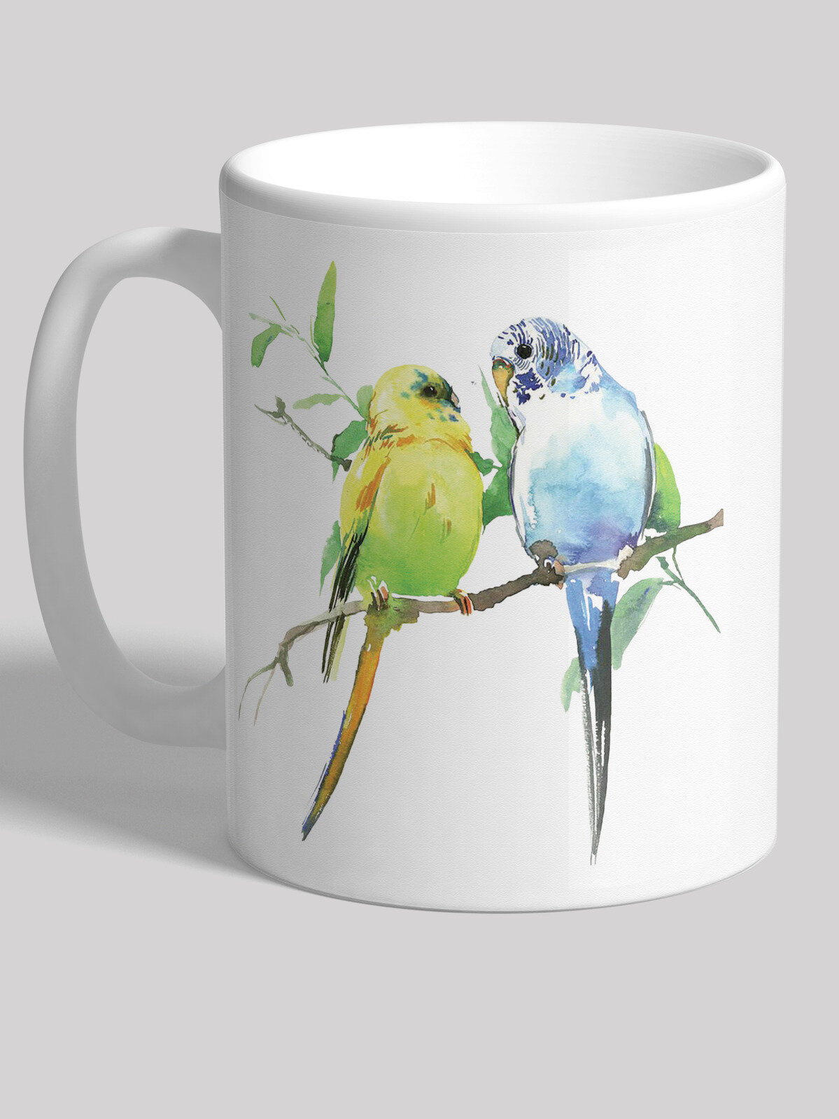 Кружка cooperative.moscow " Лучший друг Волнистый попугай" (кружка с Волнистым попугаем, кружка с попугаем, домашний любимец, питомец, кружка с животным, подарок с любовью, друг человека, кружка с питомцем) , 330 мл, 1 шт