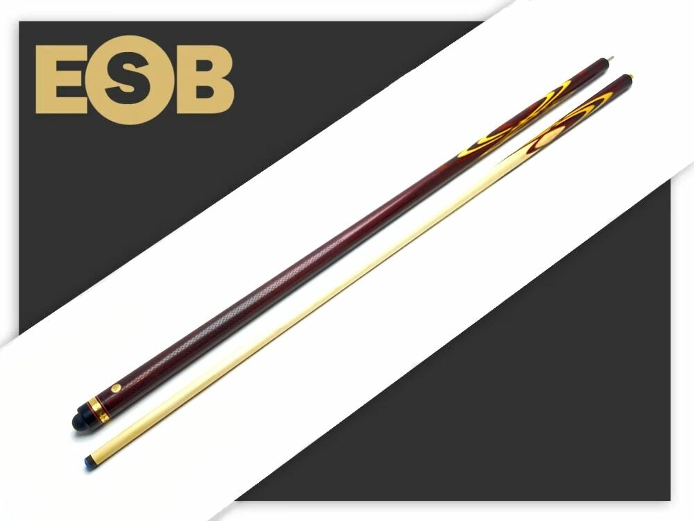 Кий "Матрица-2", для русского бильярда, 161 см, двухсоставной, желтый, тёмно-коричневый