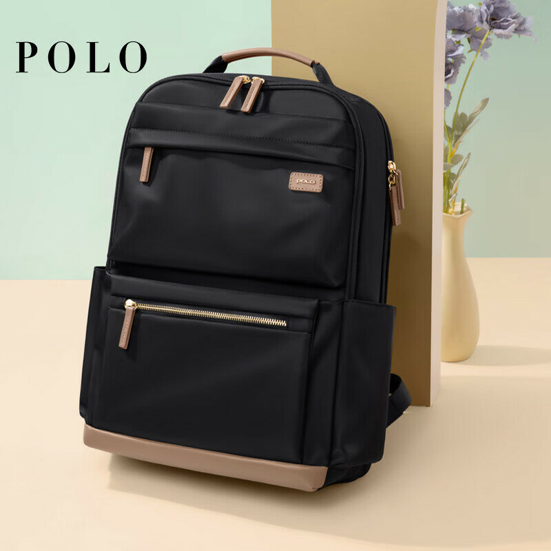 POLO Backpack for Women, Large Capacity Commuter Schoolbag, 14/15.6-Inch Laptop Bag, Travel Backpack, Birthday Gift