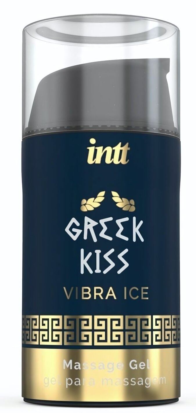 Гель-стимулятор анальный «Greek Kiss Vibra Ice», охлаждающий и вибрирующий, 15 мл