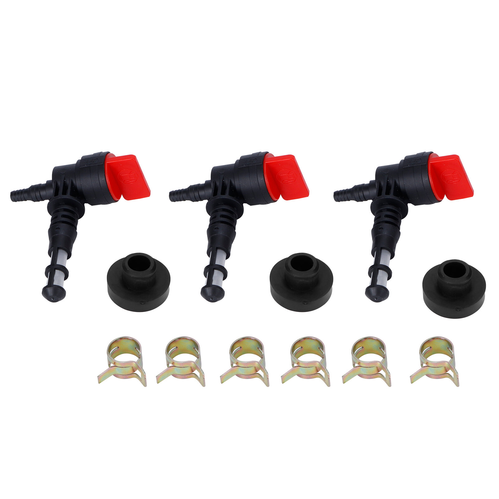 3 Set Fuel Valve Grommet Kit Replacement Fit for 192980GS 78299GS 80270 Lawn Mower