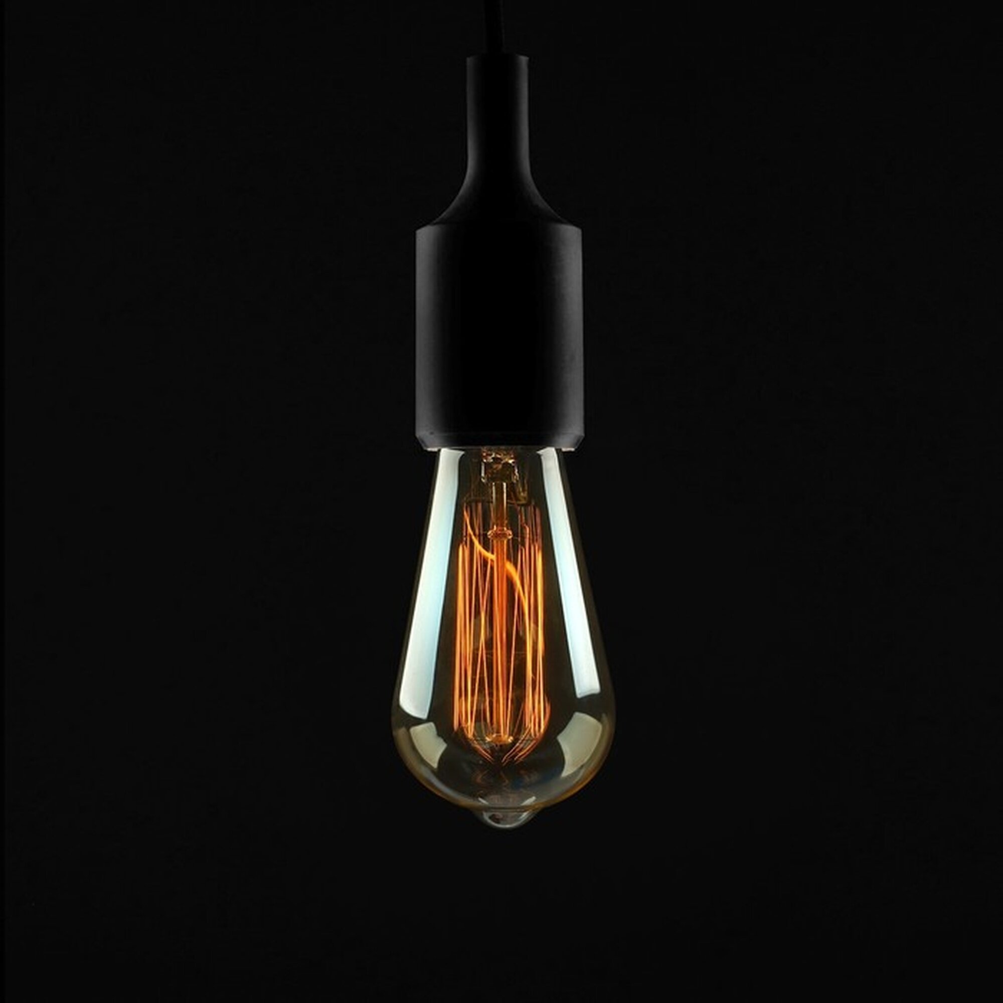 Лампа накаливания винтажная «Ретро», ST64, 40 Вт, Е27, 230 В, 145×64 мм, теплый белый