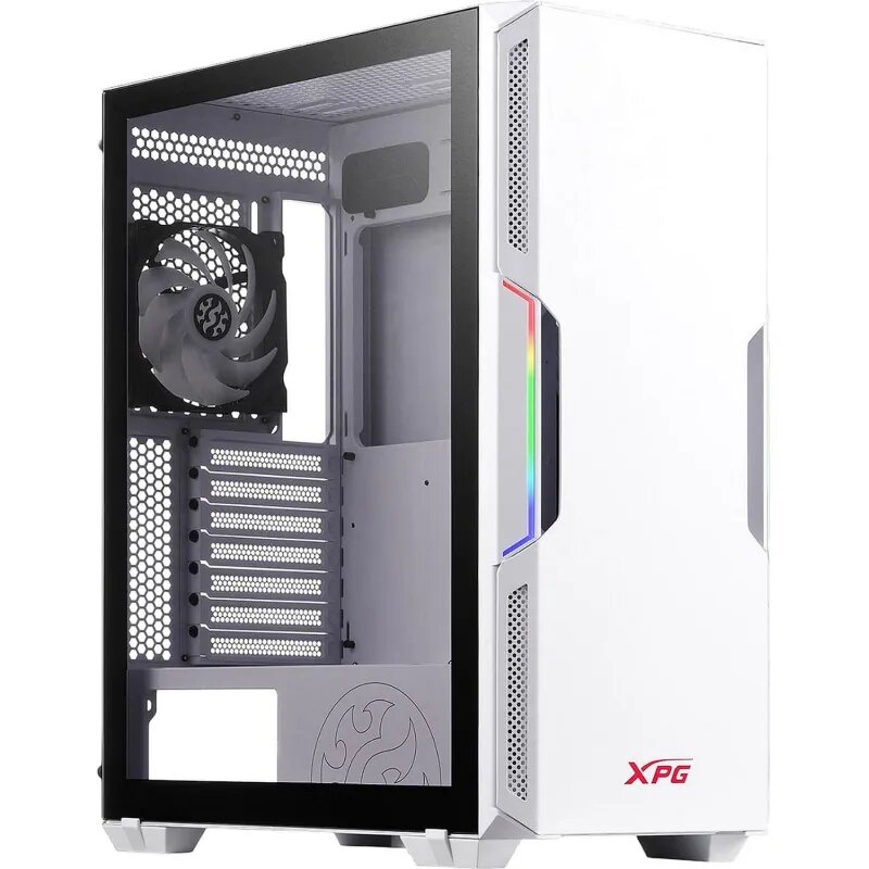 Корпус ADATA XPG STARKER WHITE Midi-Tower, белый, 120mm ARGB fan 1919218 STARKER-WHCWW