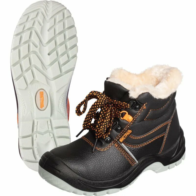 Ботинки Мистраль ПУ/ТПУ с МП и МС утепленные р.40 104375, 1273347