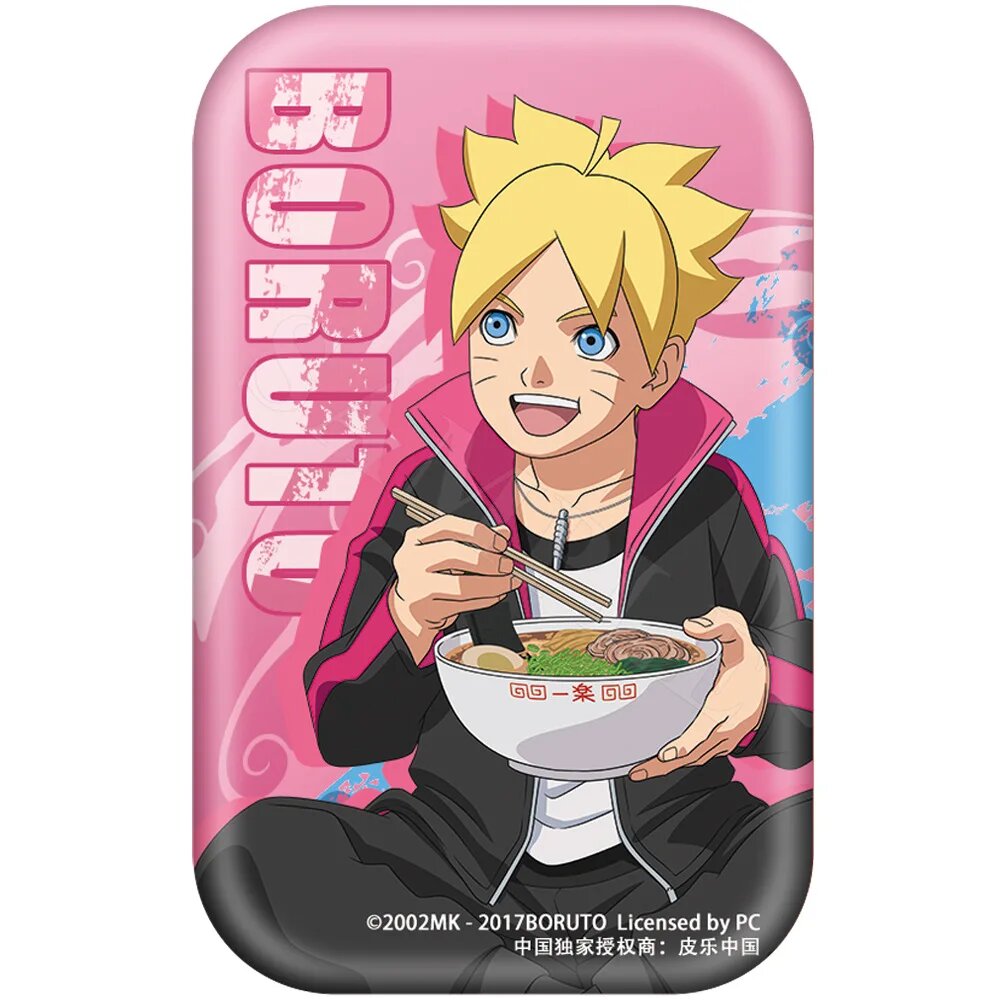 Металлический значок NARUTO Boruto Kawaki Boruto Eating