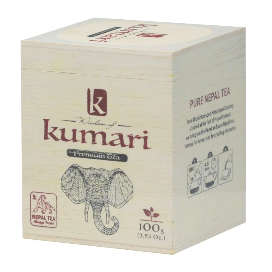 Чай черный крупнолистовой (Premium tea) Pekoe Kumari 100г (дер. кор.)