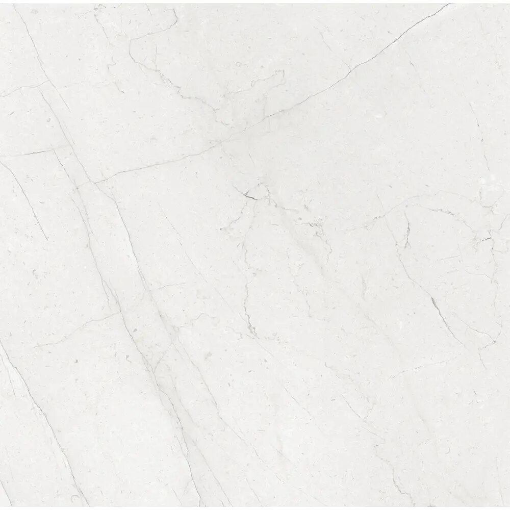 Керамогранит Time глазурованный матовый 450х450х8мм (1.62м²) белый