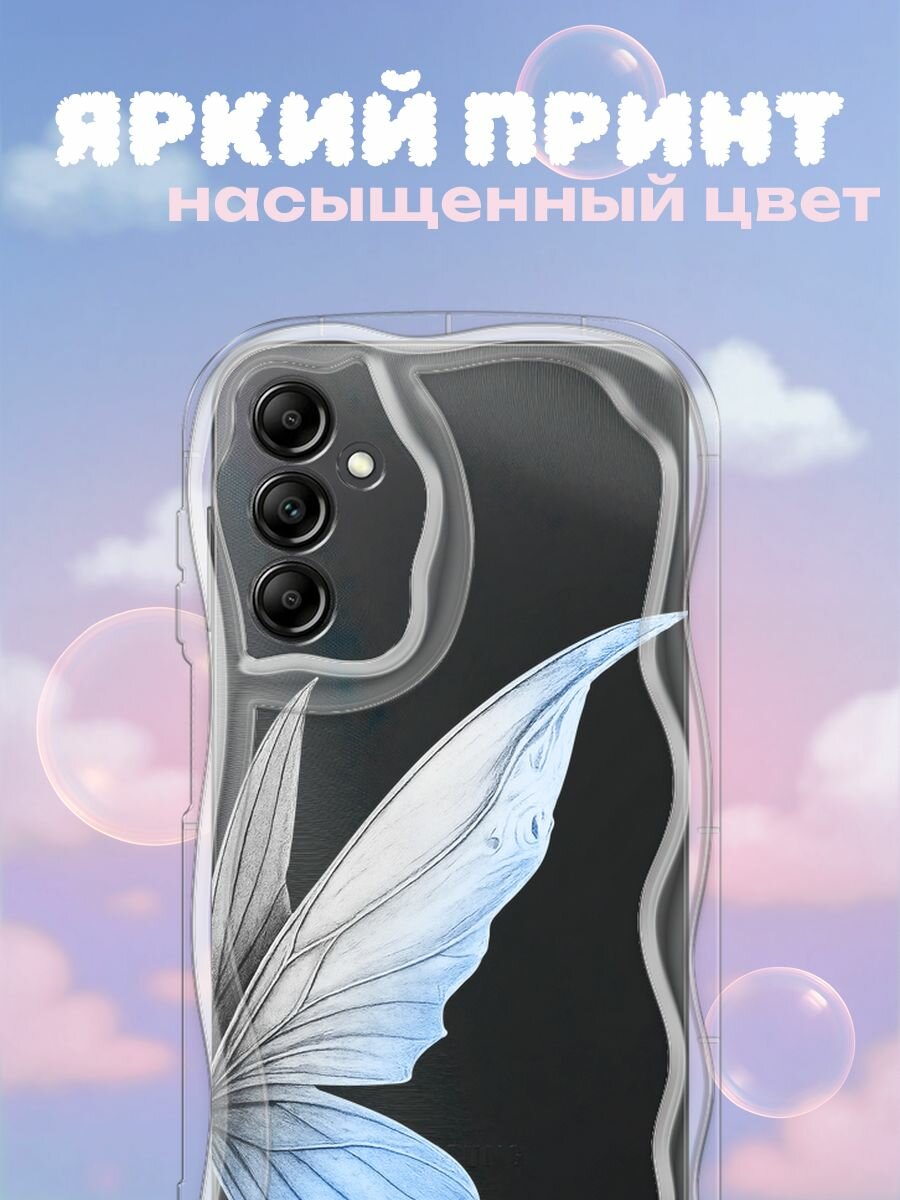 Чехол на Samsung Galaxy A15 / Самсунг А15 с принтом "Крылья бабочки" — фото 1