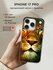 Чехол на Apple iPhone 17 Pro / Айфон 17 Про с принтом "Лев арт 8"