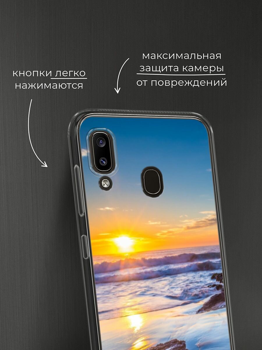 Чехол на Samsung Galaxy A30/A20 / Самсунг Галакси A30/A20 с принтом "Восход 6" — фото 1