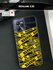 Чехол на Realme C35 / Реалми C35 с принтом "Warning!", прозрачный