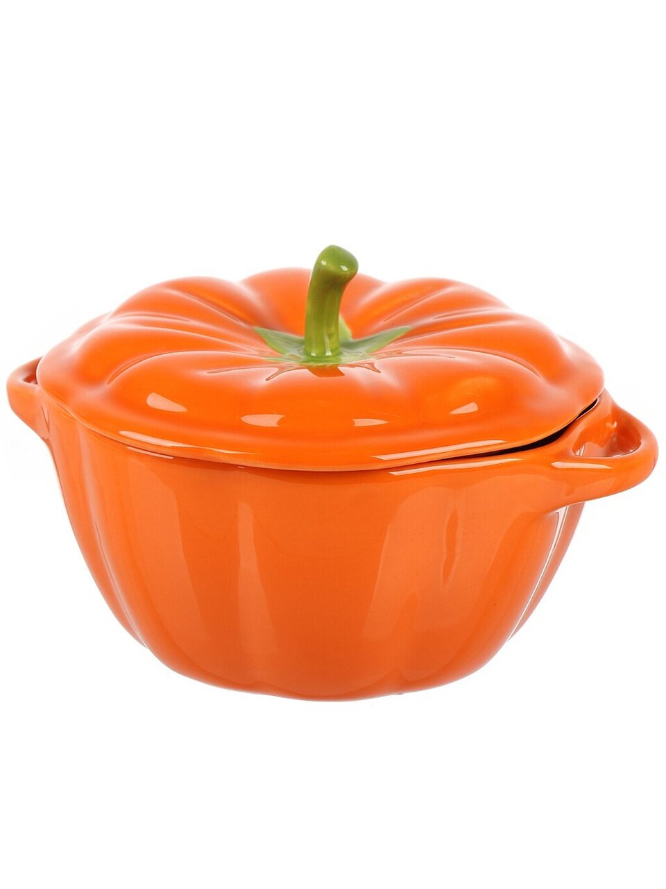 Керамический горшок для запекания 0.45 л, Тыква, Daniks