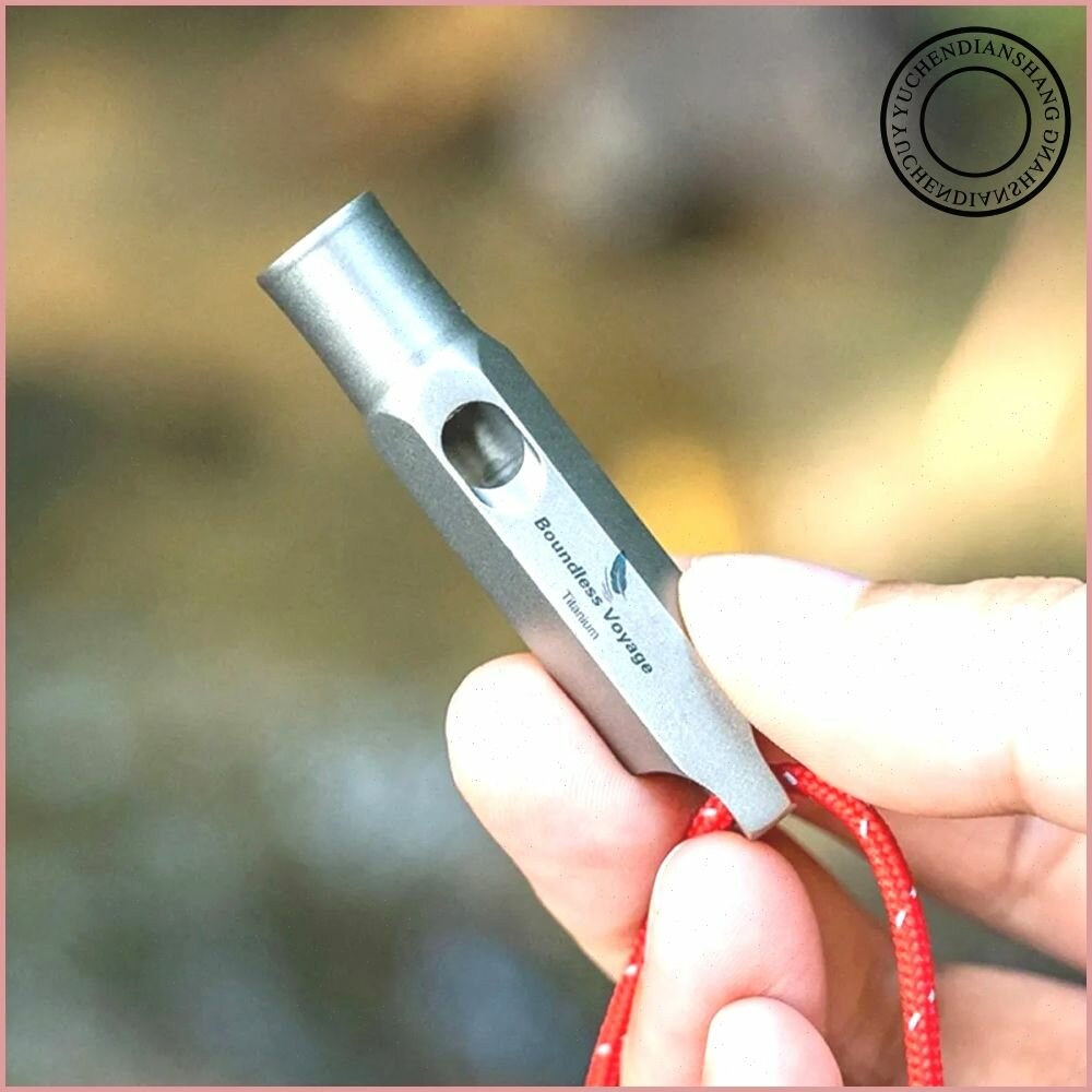 Свисток титановый Boundless Voyage, тактический спасательный свисток для тренировок Новая модель 2025