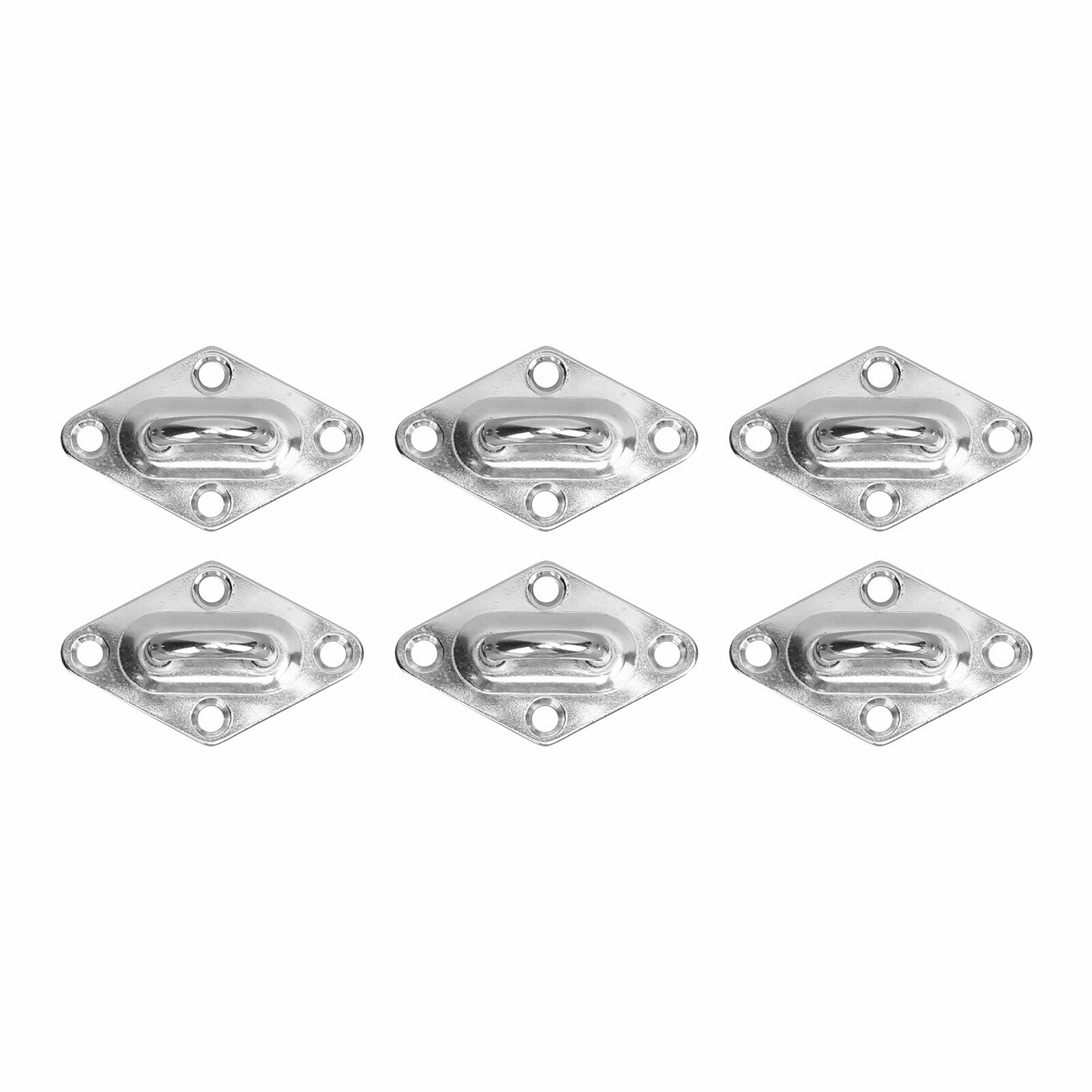 6 шт. Настенные крючки с алмазным ушком, морская палубная фурнитура из нержавеющей стали для солнцезащитного навеса/паруса 5 мм/0,20 дюйма