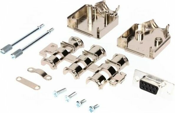 Разъем MH CONNECTORS MHDM9-DB9S-K D-Sub PIN: 9 вилка "мама" прямой пайка 1шт