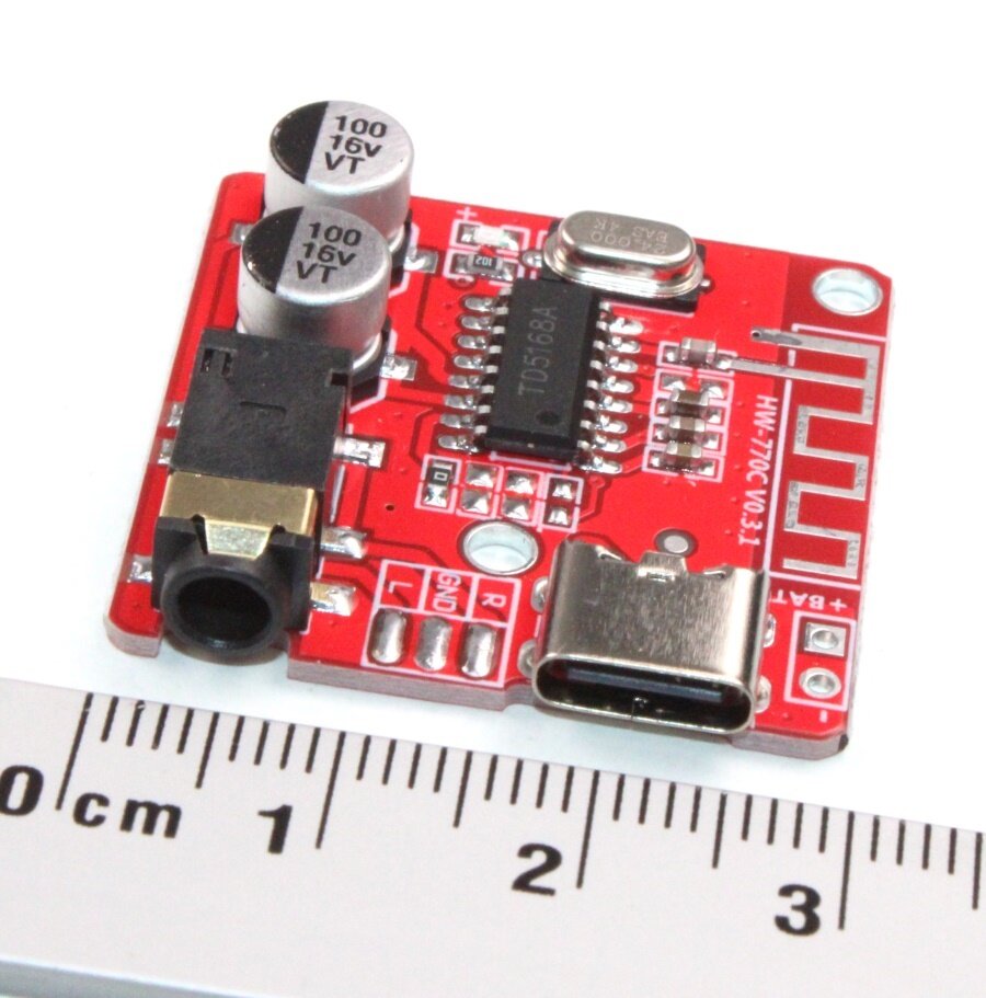 Mini MP3 модуль с Bluetooth V5.0 3.7-5V Type-C