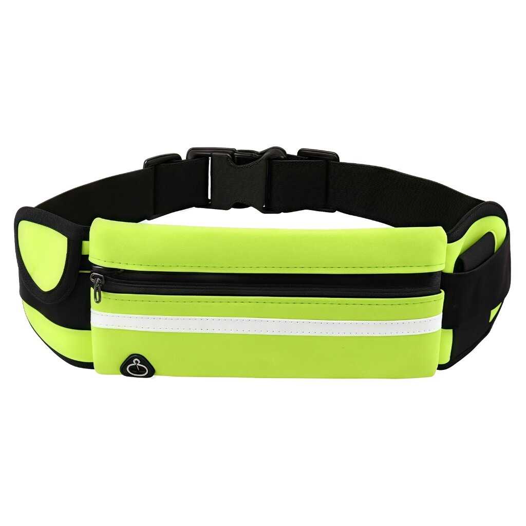 Многофункциональная поясная сумка для бега, спортивная противоугонная поясная сумка для личного мобильного телефона на открытом воздухе-зеленый