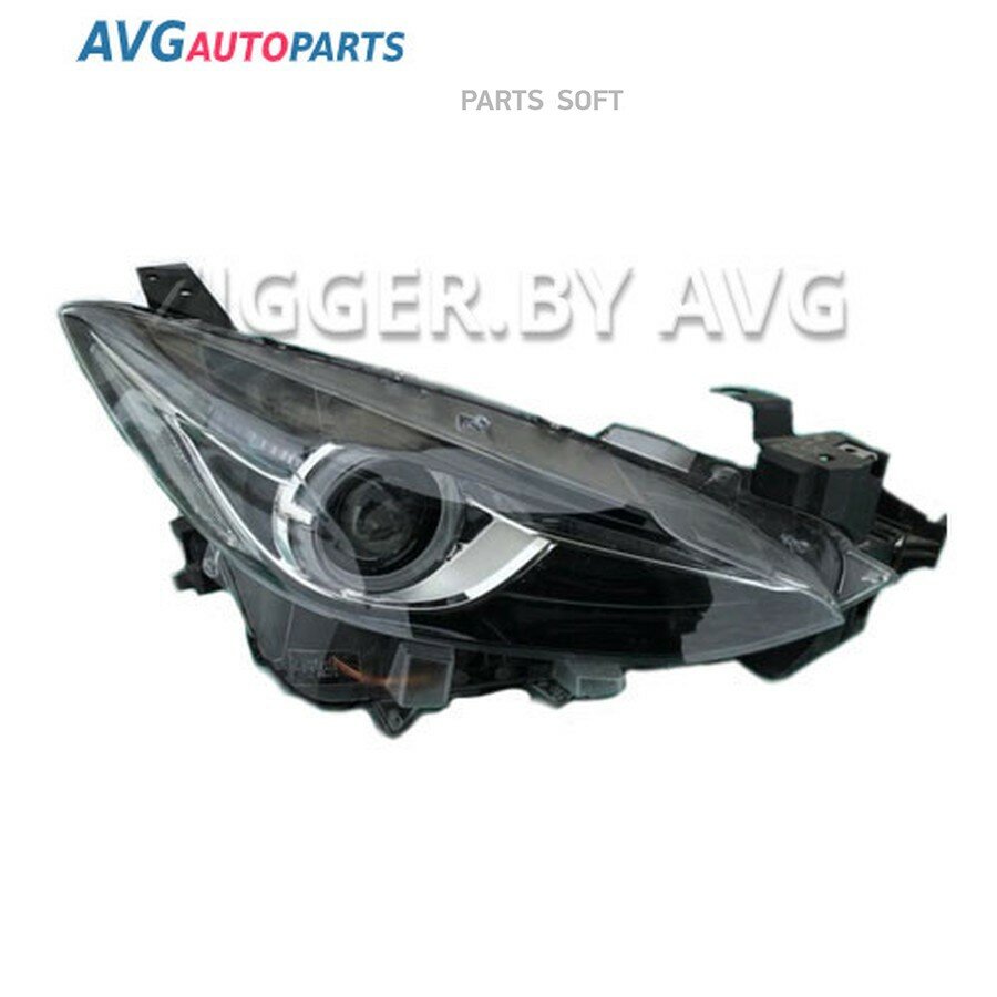 Фара электрорегулировка+электрокорректор Xenon +LED EU type 07/13-12/16 правая TYC от официального дистрибьютора, AVG, артикул 34780146