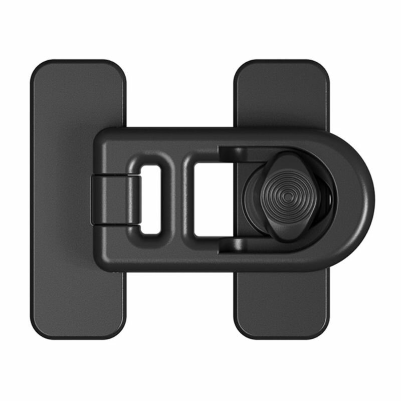 Замок для духовки и микроволновой печи — детский блокиратор дверцы, регулируемый без сверления, черный ABS для дома