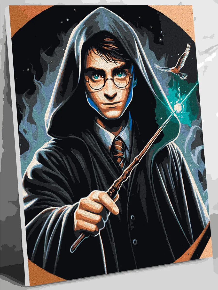 Картина по номерам на холсте Гарри Поттер