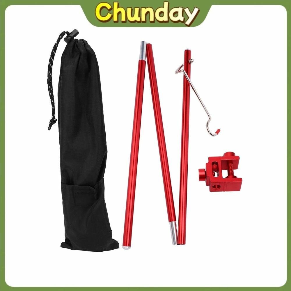 Фонарный столб складной, алюминиевый, с кронштейном