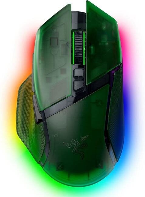 Razer RZ01-05240300-R3G1 Игровая мышь Razer Basilisk V3 Pro 35K - Phantom Green Ed. Mouse/ Razer Basilisk V3 Pro 35K -