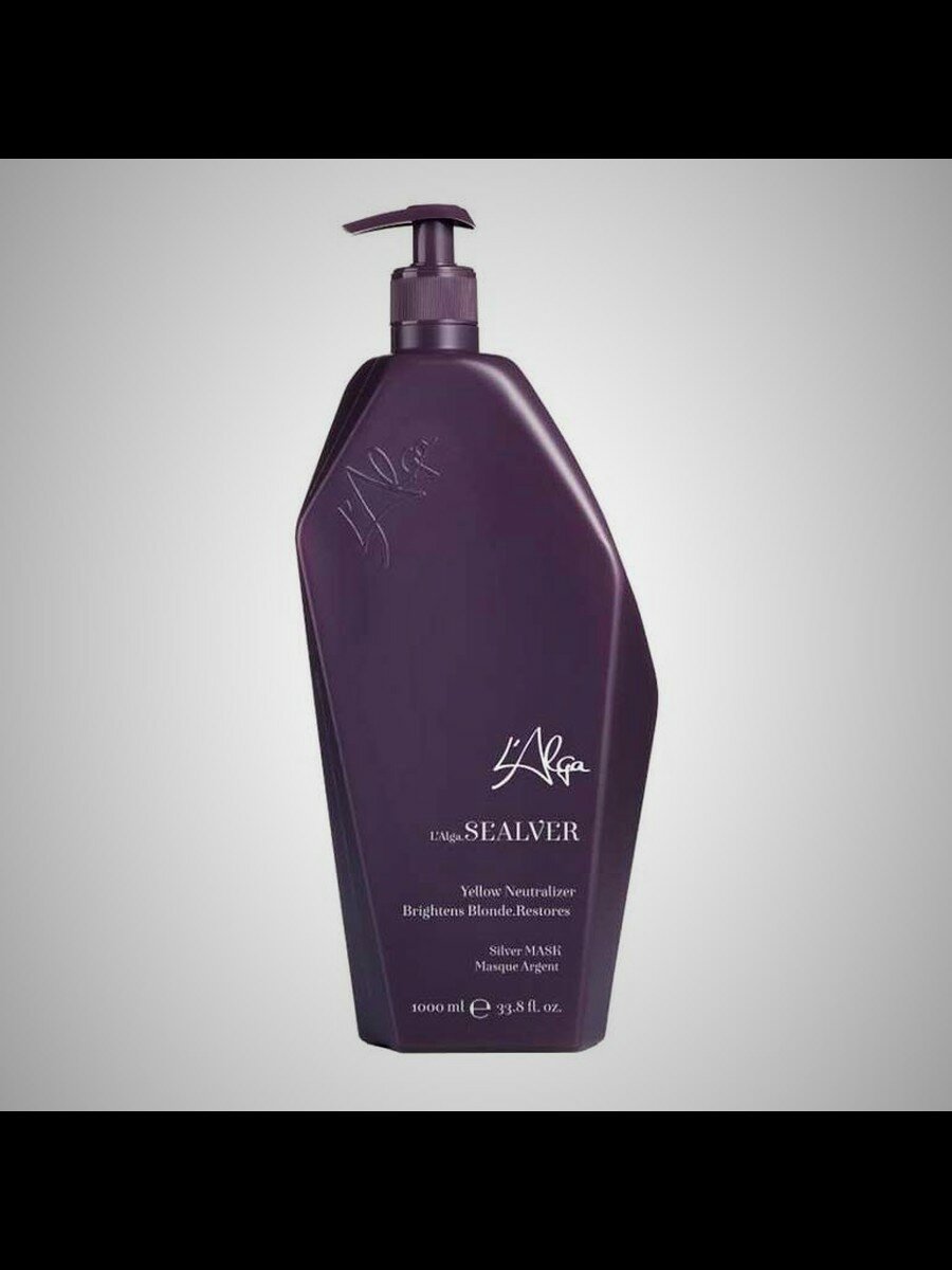 L'alga Sealver Dry & Damaged Hair Mask, Маска для нейтрализации желтизны 1000 мл