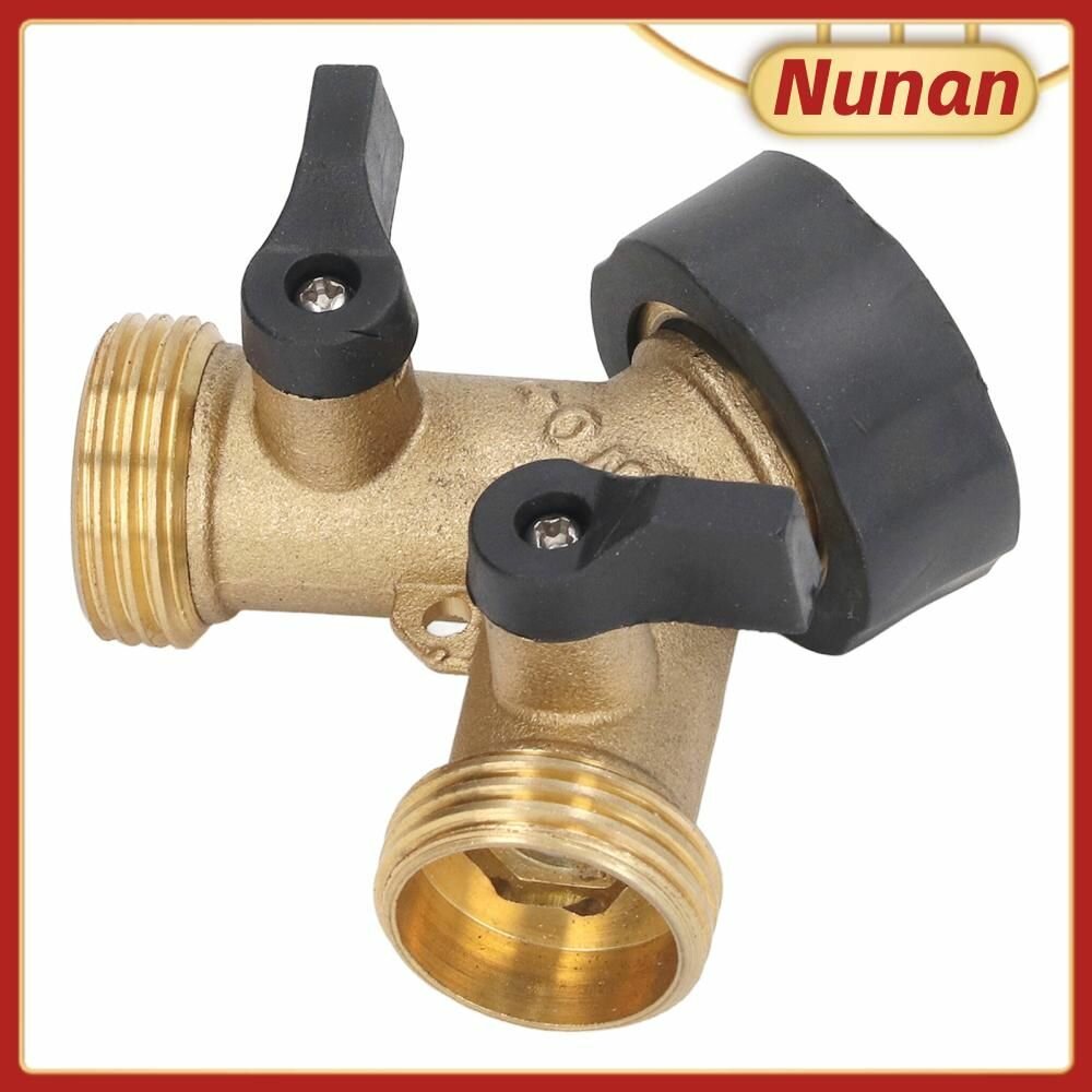 Двухходовой шаровой кран, прочный латунный и пластиковый переключатель для полива сада