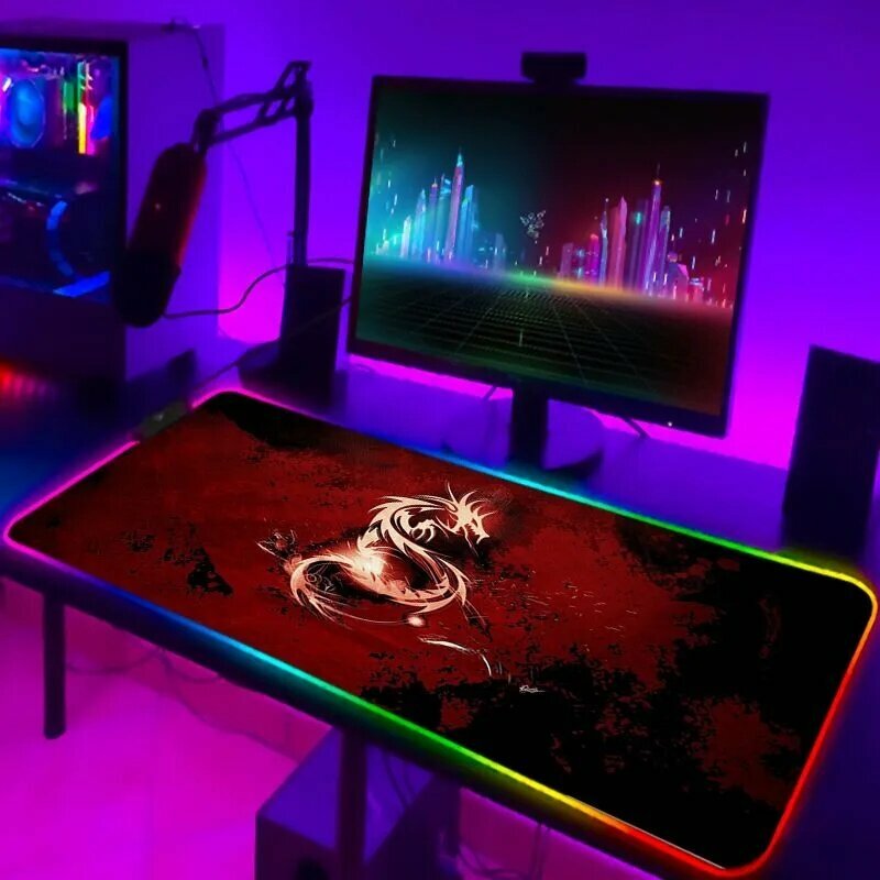 MSI Коврик для мыши, XXL, голубой
