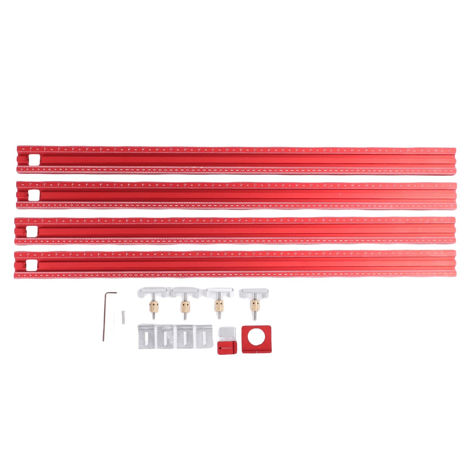 Регулируемый шаблон для фрезера из алюминиевого сплава, регулируемая квадратная рама 800 мм, многофункциональная направляющая для фрезера.