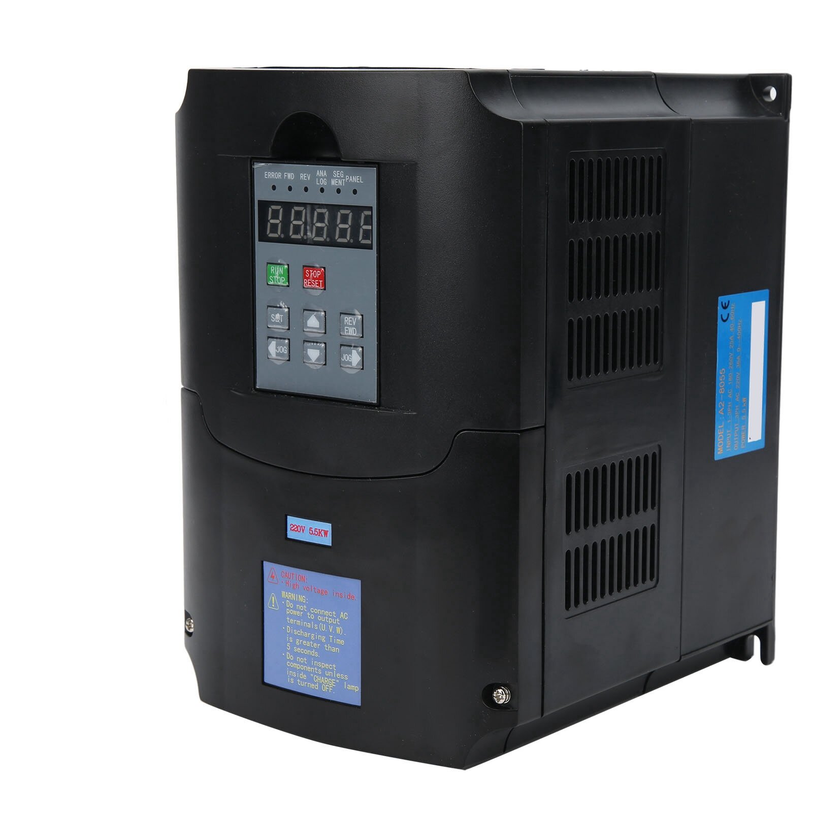 Частотный преобразователь, однофазный вход переменного тока 180–250 В, трехфазный выход 220 В, источник питания A2–8055