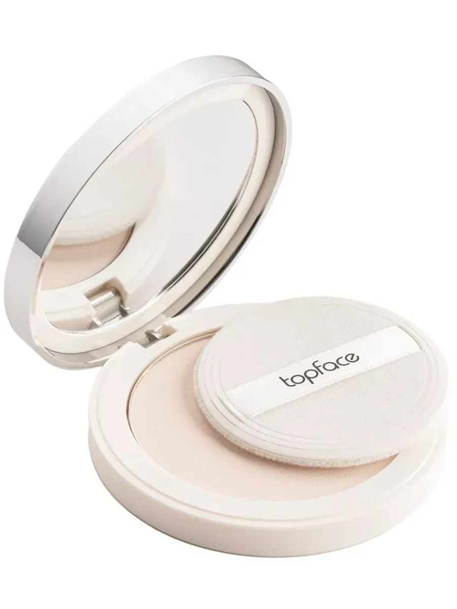 Пудра Topface Super Match Foundation In a Powder 24H с эффектом тонального средства, 001