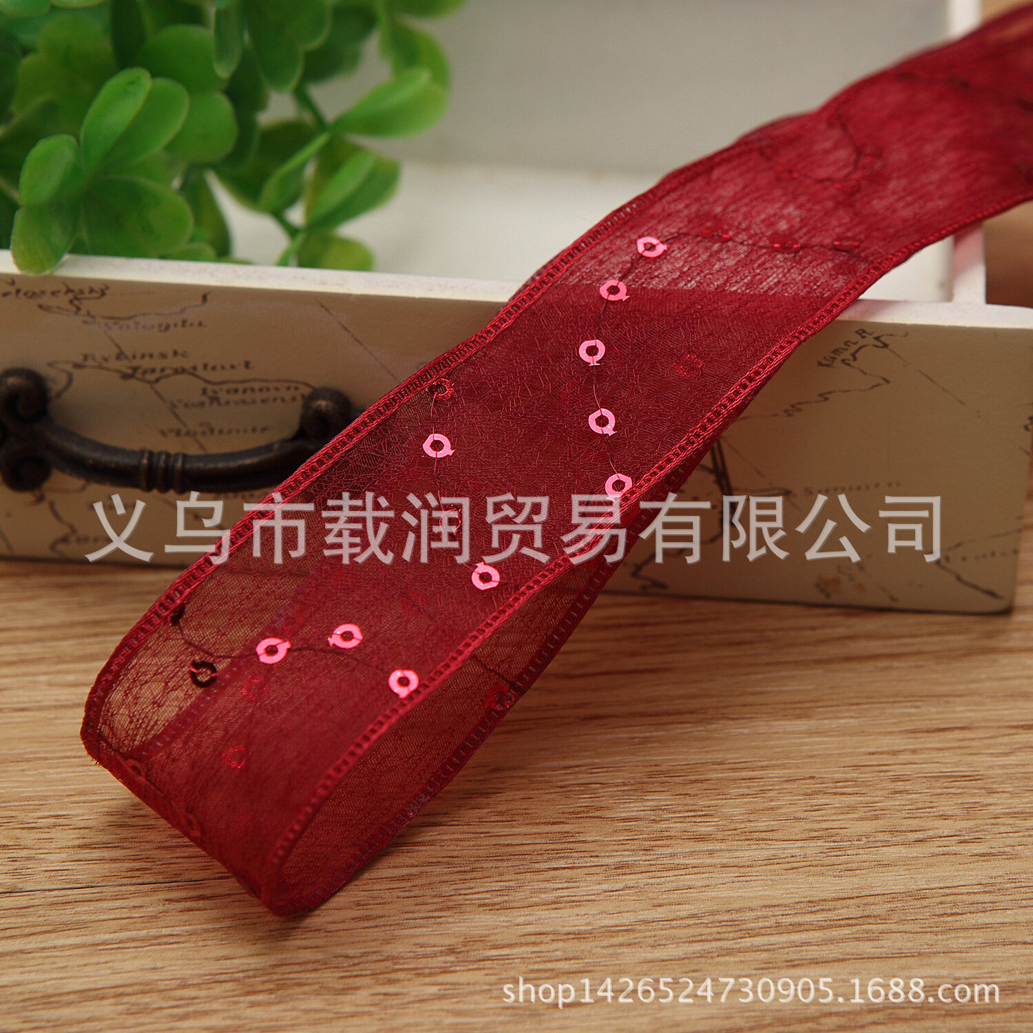 Лента с пайетками, снежная газовая лента, DIY ручная работа, бантик, аксессуары для волос, одежда, шляпа, декоративные материалы