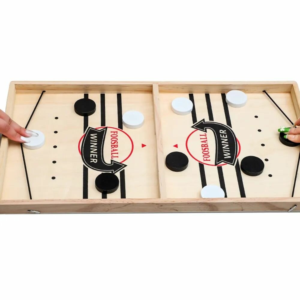 Настольная игра в хоккей с катапультами для родителей и детей