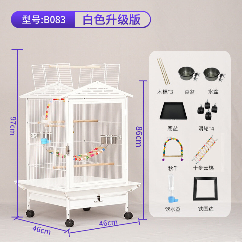 Клетка для домашних животных, прямые поставки от производителя, оптовая продажа клеток для птиц, высококачественная клетка для птиц, большая вилла, новая клетка для птиц, акриловая клетка для попугаев