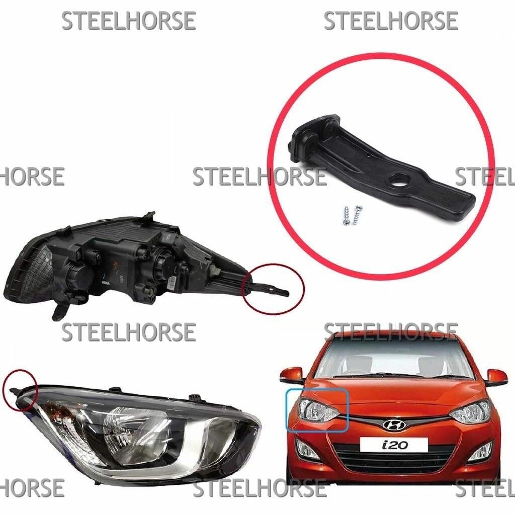 Кронштейн фары правый верх. Hyundai i20 2012-2014