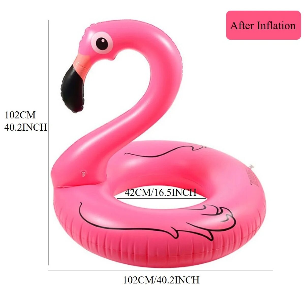 Плавательное кольцо Flamingo для взрослых 120cm