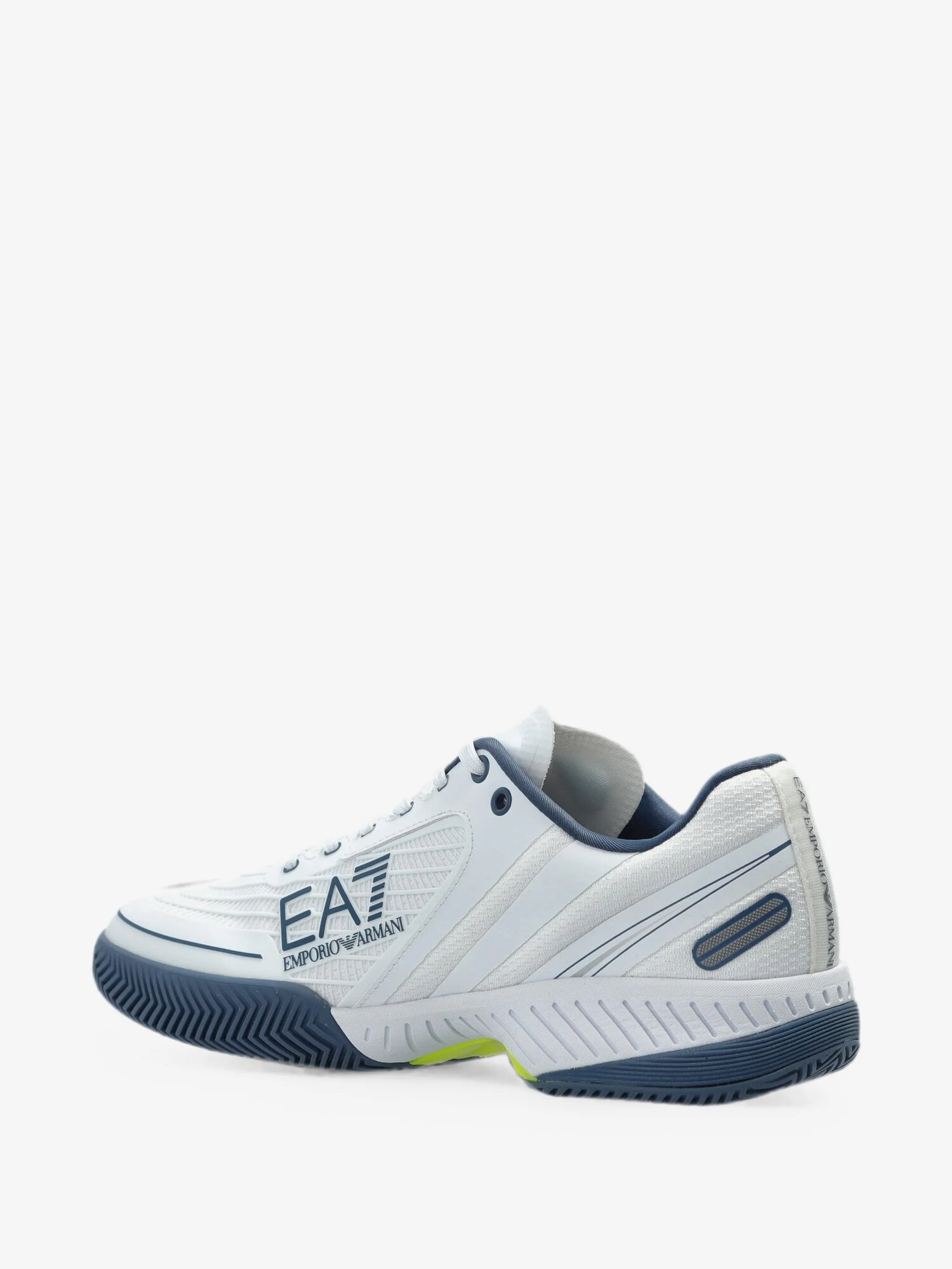 Кроссовки EA7 EMPORIO ARMANI Logo-print sneakers, размер 6, бежевый/белый — фото 1