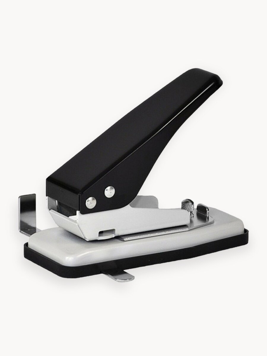 Дырокол Warrior 33060A-1, евроотверстие 32х6.5х9 мм, с линейкой